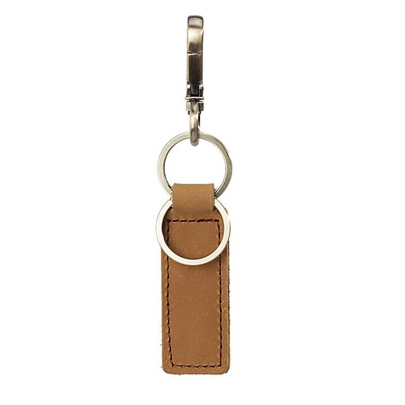 Flat Leather Keychain - Denali Leather Goods